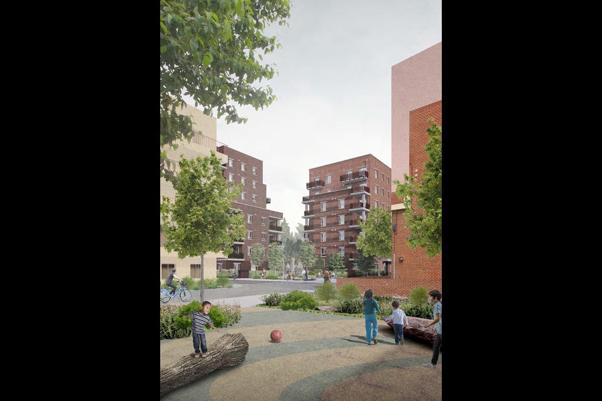 Adam Khan and Haworth Tompkins’ Newham blocks approved | News ...